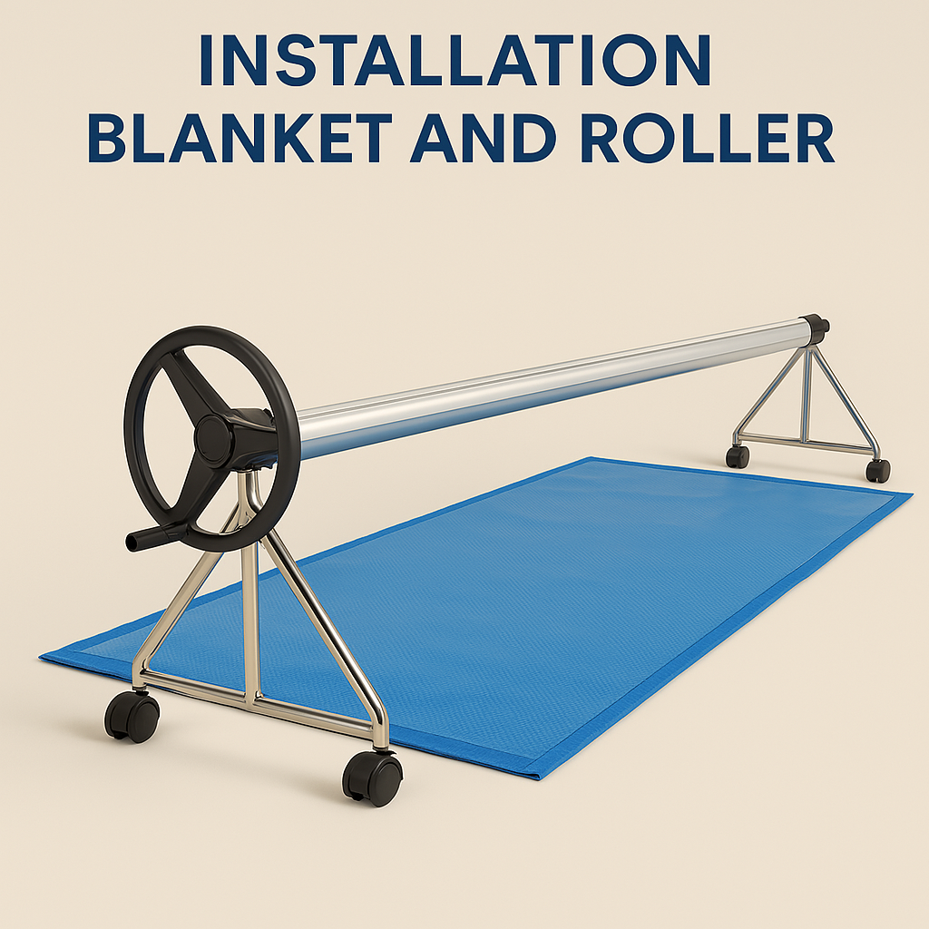INSTALLATION BLANKET & ROLLER UP TO 60SQM - Elite Pool Covers - Elite ...