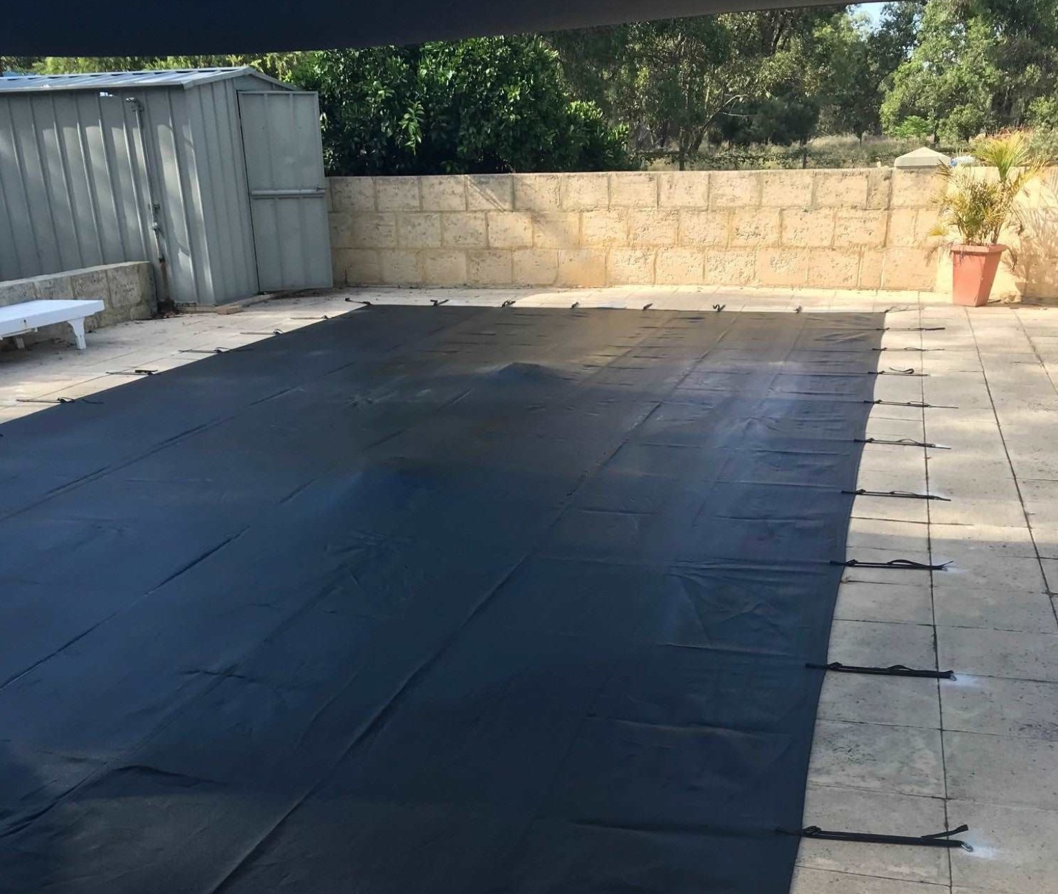 SUPER MESH POOL SAFETY COVER - Elite Pool Covers